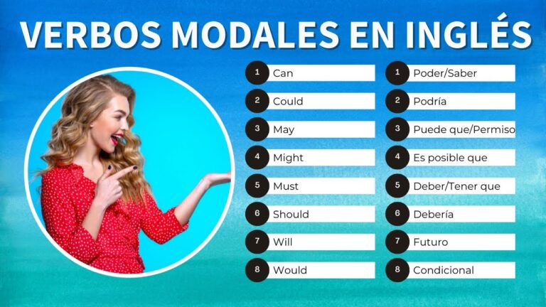 ¿Cuáles son los verbos modales más comunes en inglés?