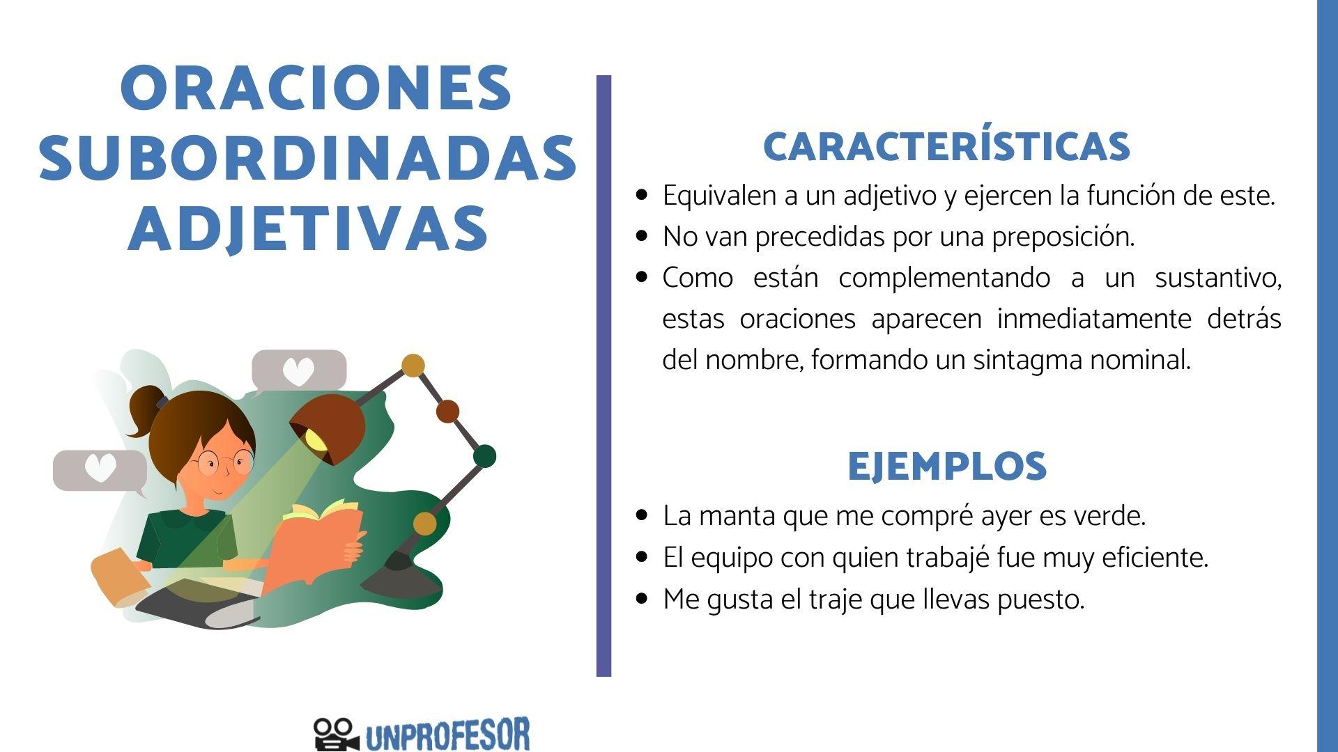 Oraciones adjetivas: definición y ejemplos